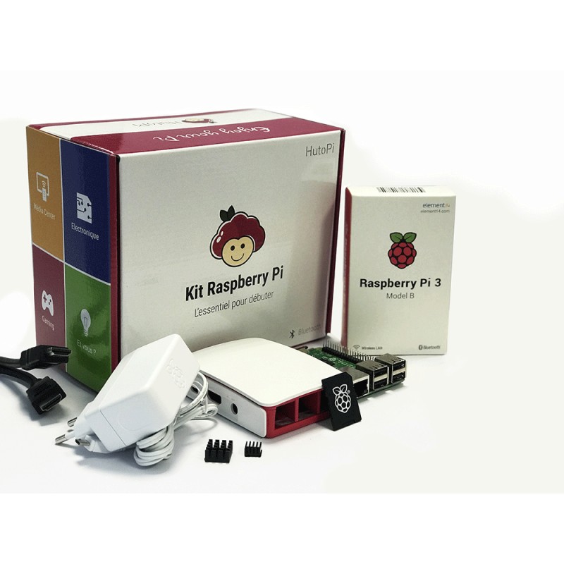 Kit Starter Raspberry pi3 1GB B - Aytoo, Distributeur Officiel du ...